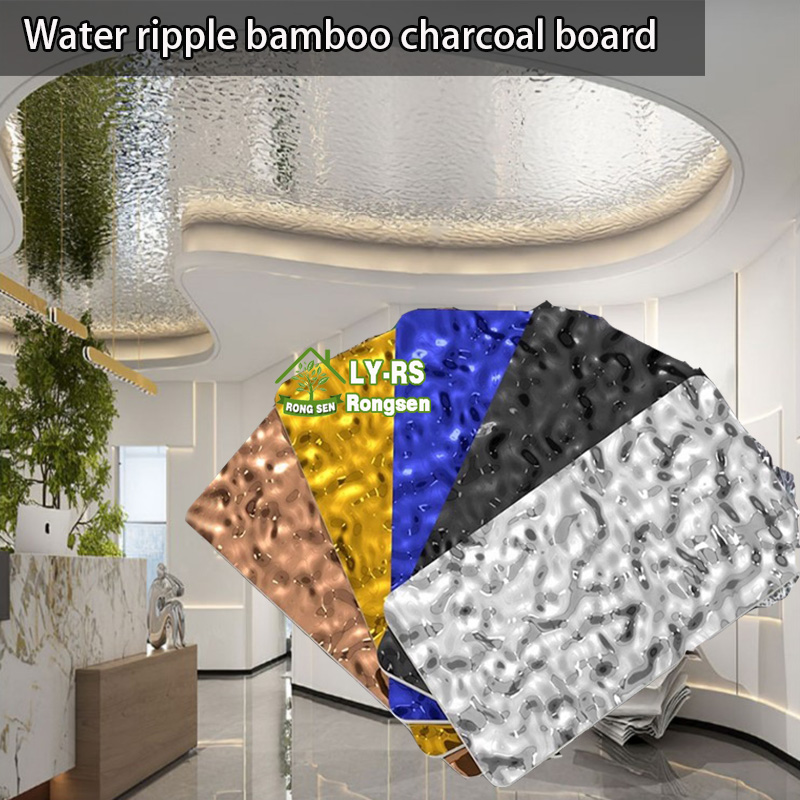 China Water corrugated bamboo charcoal board Double-sided co-extruded ...